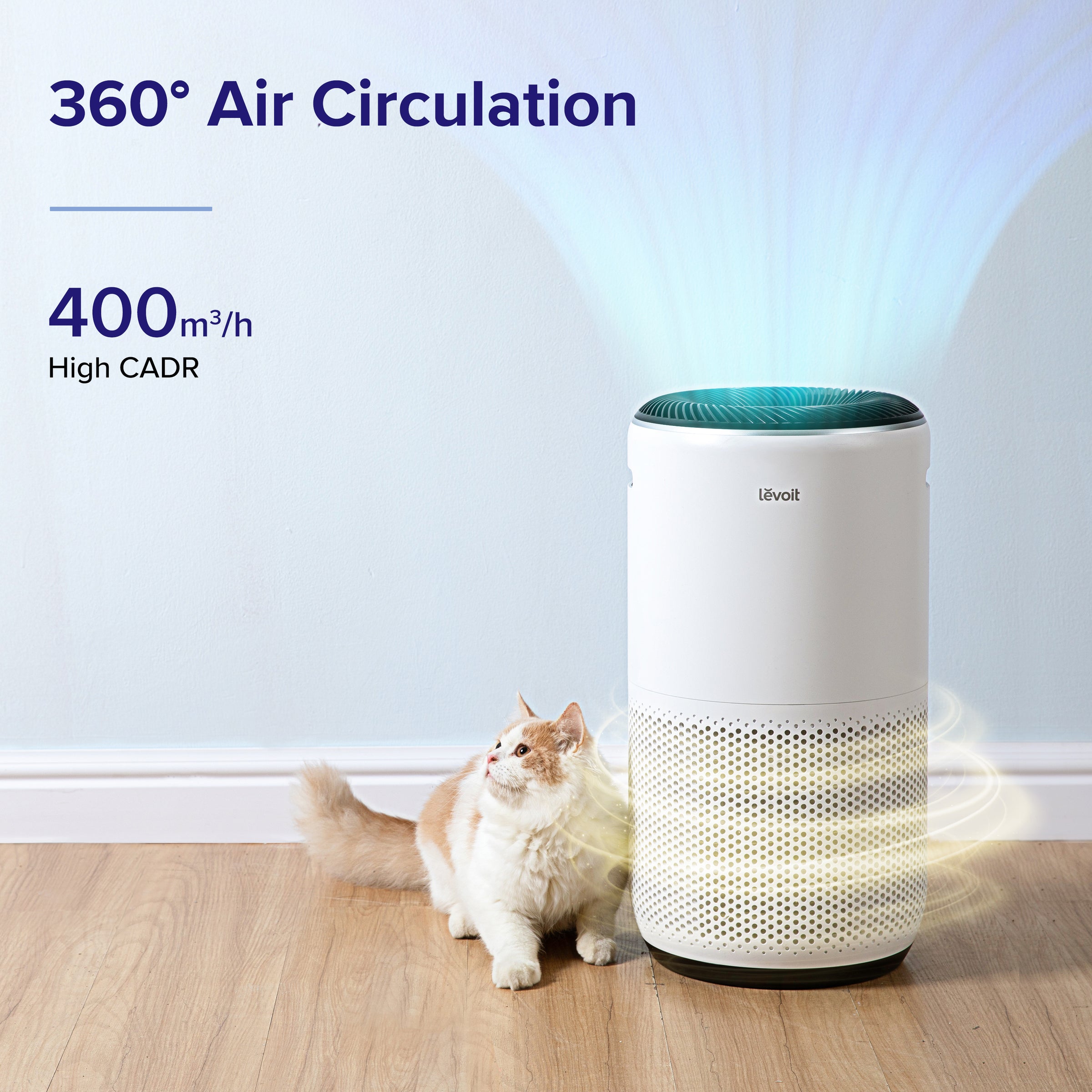 Levoit Core 400S Smart Air Purifier | 3-Stage HEPA